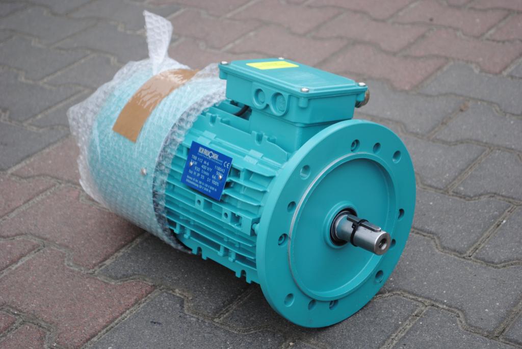 Silnik elektryczny 3kw. 930obr/min. z hamulcem. - 5095067871 - oficjalne archiwum Allegro