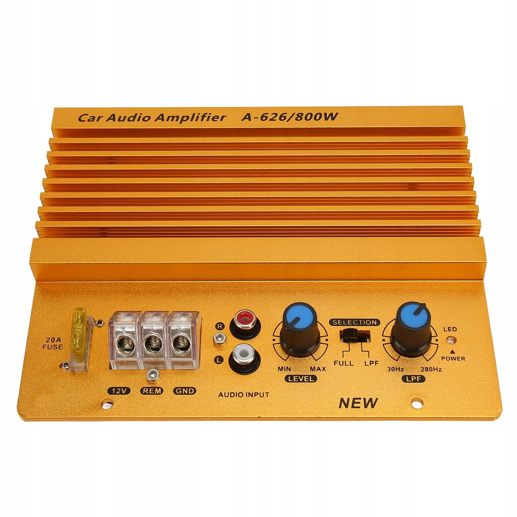 Wzmacniacz samochodowy 12V 800W Precyzyjny - 13871446447 - oficjalne archiwum Allegro