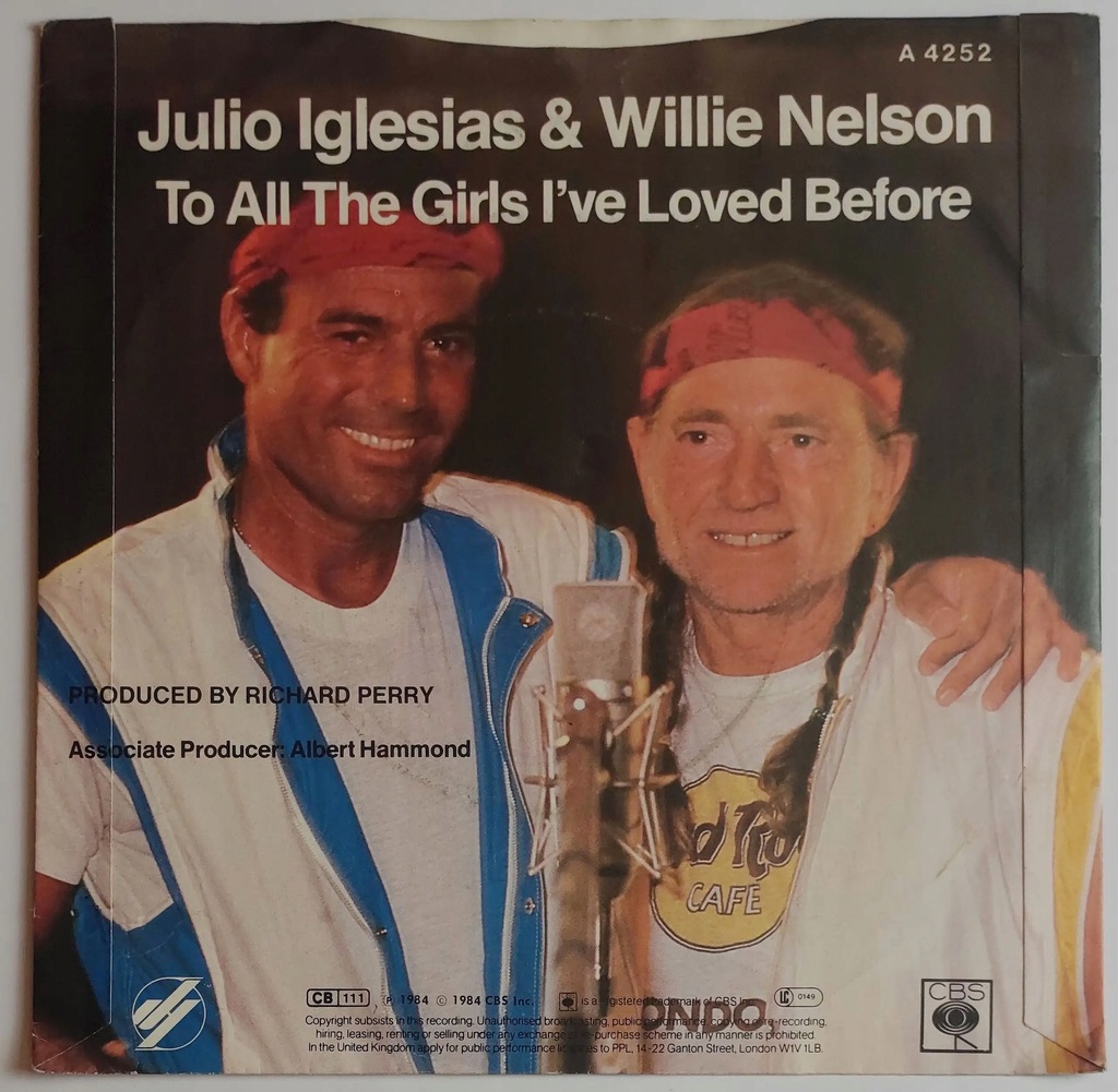 Julio Iglesias & Willie Nelson - To All The Girls I've Loved Before ...