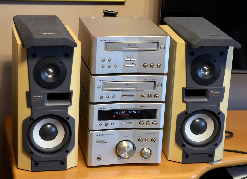 MINI WIEŻA TECHNICS SC-HD510 PIĘKNY ZESTAW STEREO - 8566262589 ...