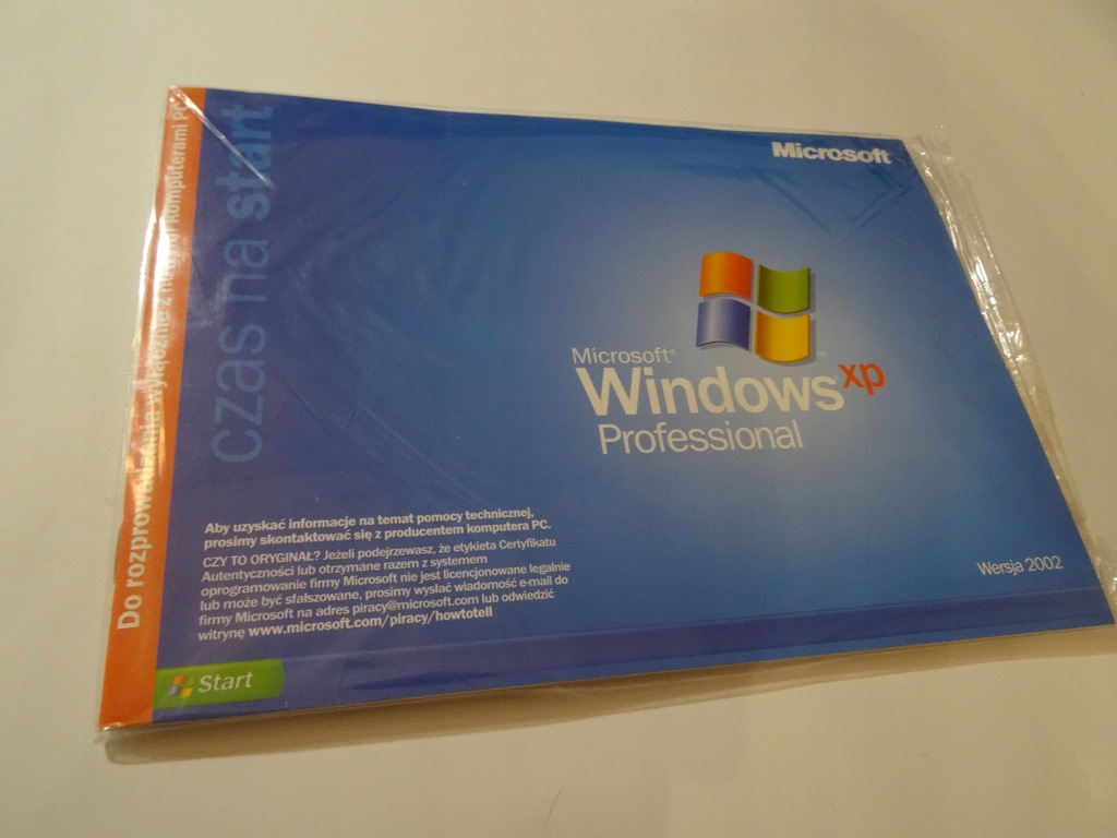 Windows XP Professional Wersja 2002 1-2CPU SP2 - 11628762181 ...