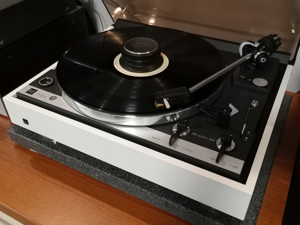 Dual CS 701 Audio Technica AT 20 Biały Vintage - 11427020781 ...