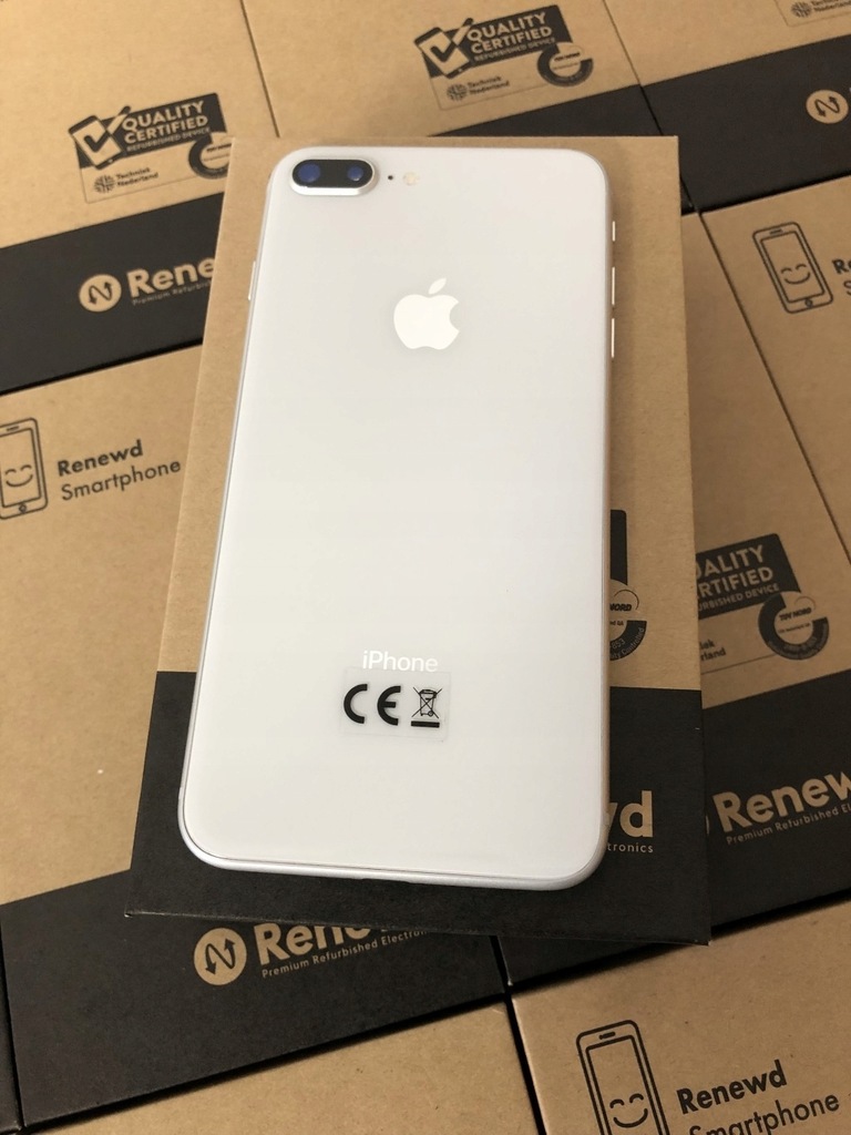 Renewd iPhone 8 Plus Silver 64GB - 12837426690 - oficjalne archiwum Allegro