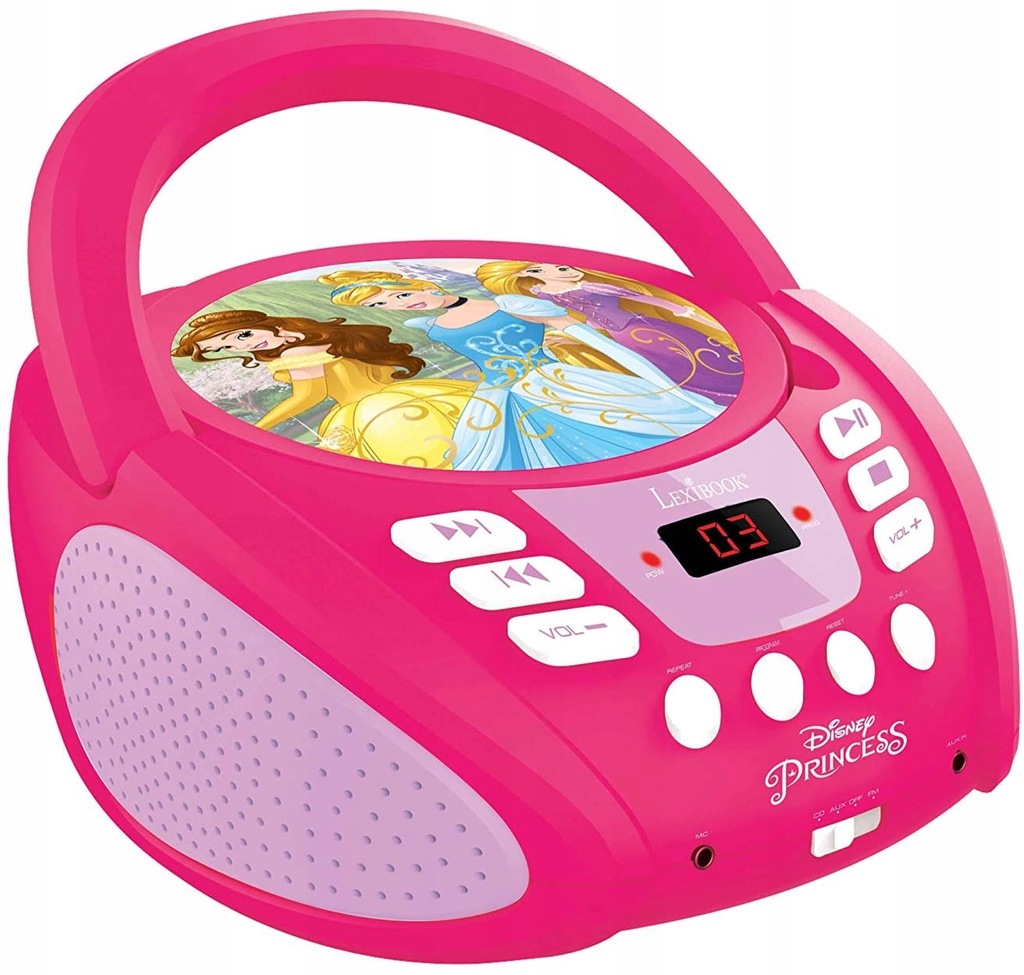 Disney Princess Boombox Odtwarzacz CD LEXIBOOK - 12644660498 ...