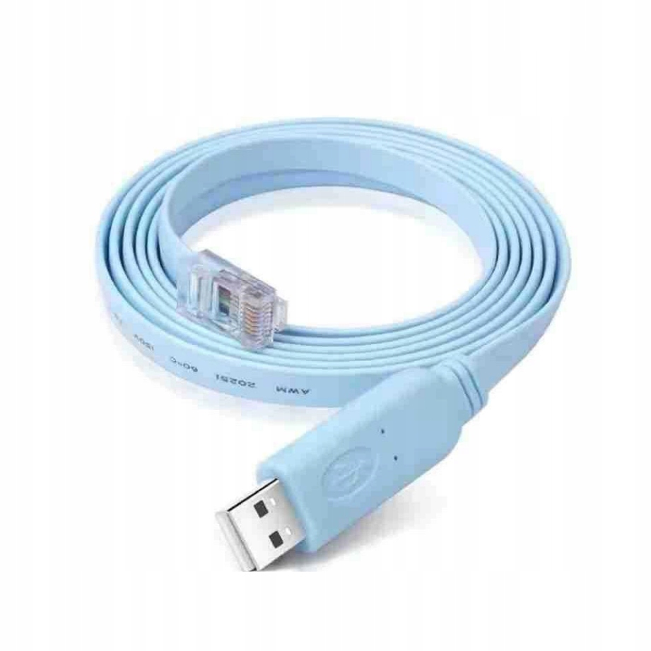 Kabel konsolowy USB - RJ45 RS232 urządzeń CISCO 3M - 14075487036 ...