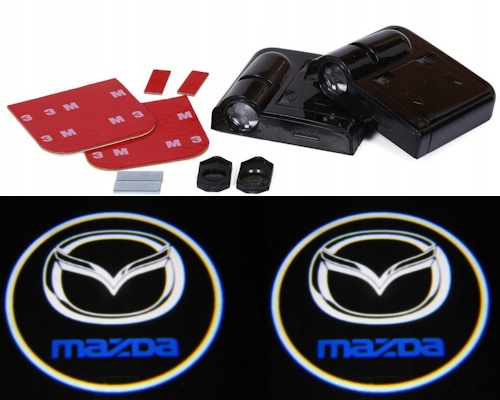 LED Logo MAZDA Projektory drzwi HD Bezprzewodowe - 10975863436 ...