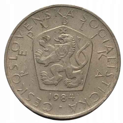 21191. Czechosłowacja - 5 koron - 1984r. - 12593577200 - oficjalne ...