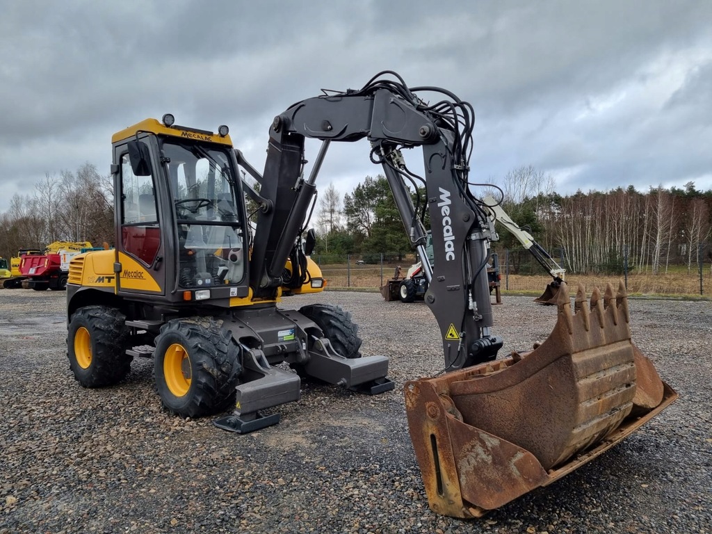Mecalac 12MTX Koparko Ładowarka Osprzęt - 14750205983 - oficjalne archiwum Allegro