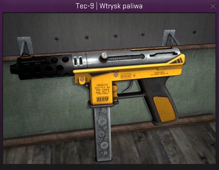 TEC-9 WTRYSK PALIWA Fuel Injector CS GO skin CS2 - 13335708155 - oficjalne archiwum Allegro