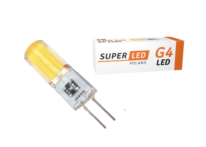 Żarówka LED G4 230V AC 2W 180lm silicon biała - 7673527317 - oficjalne archiwum Allegro