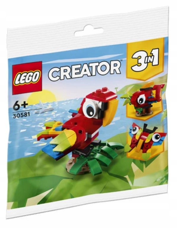 LEGO CREATOR TROPIKALNA PAPUGA 3w1 30581 POLYBAG - 11799077525 ...