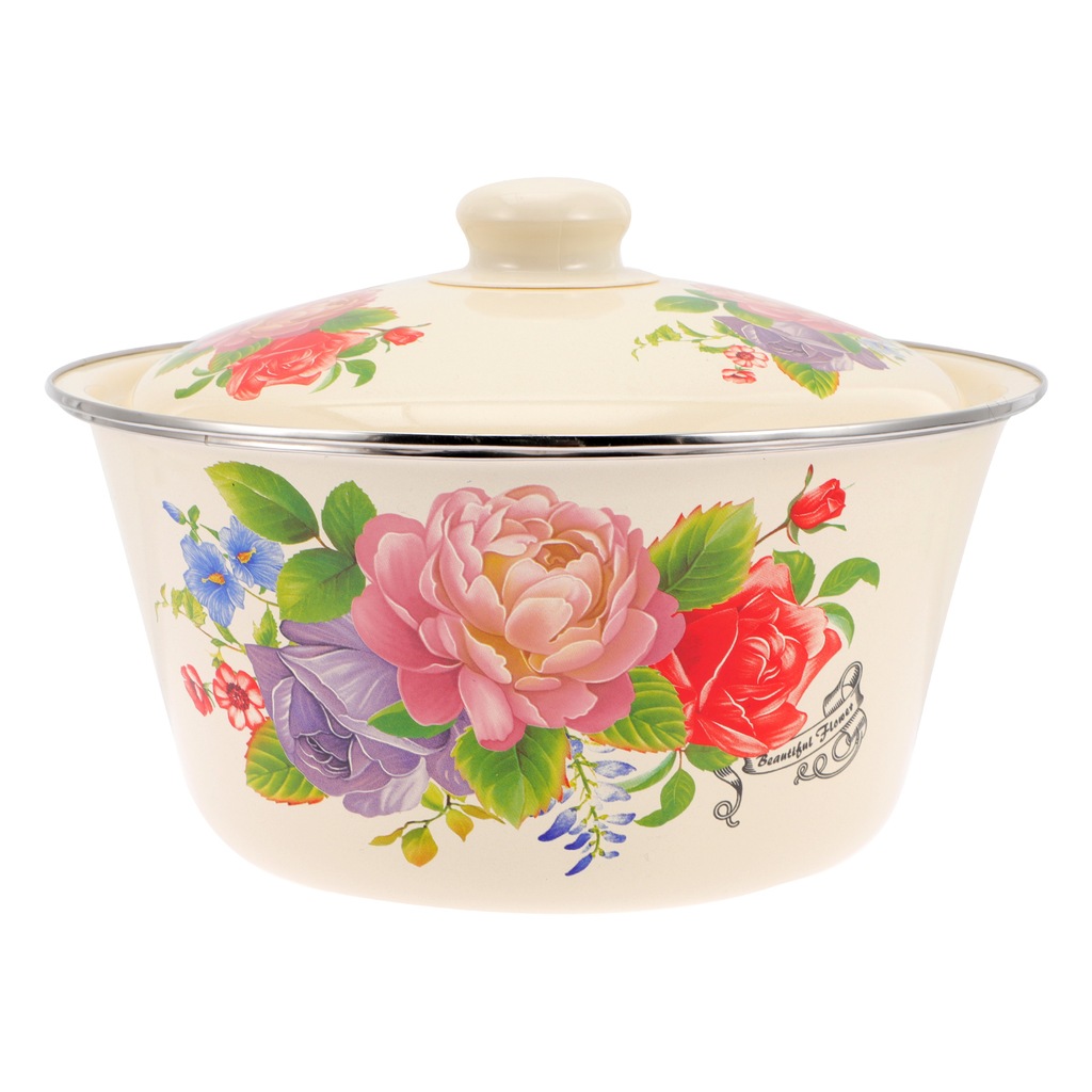 Enamel Basin Lid Containers Lids Snack Dish - 13233725177 - oficjalne ...