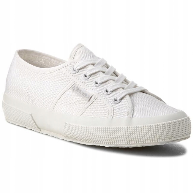SUPERGA DAMSKIE TRAMPKI BIAŁE NISKIE LOGO 41 1KCH - 13156624623 ...
