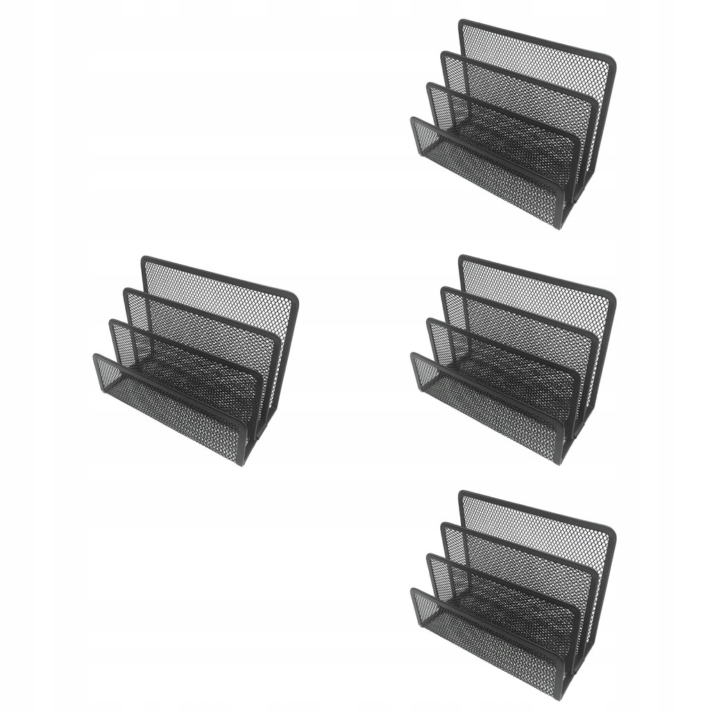 4x Metal Mesh Organizer Metal File Folder Rack - 13408124230 ...