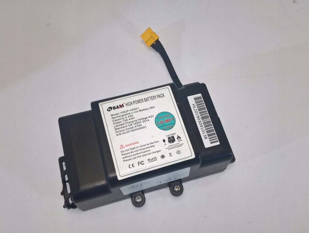 Bateria do hulajnogi HANI 10S2P-HA001 36V G1044 - 13076118481 ...