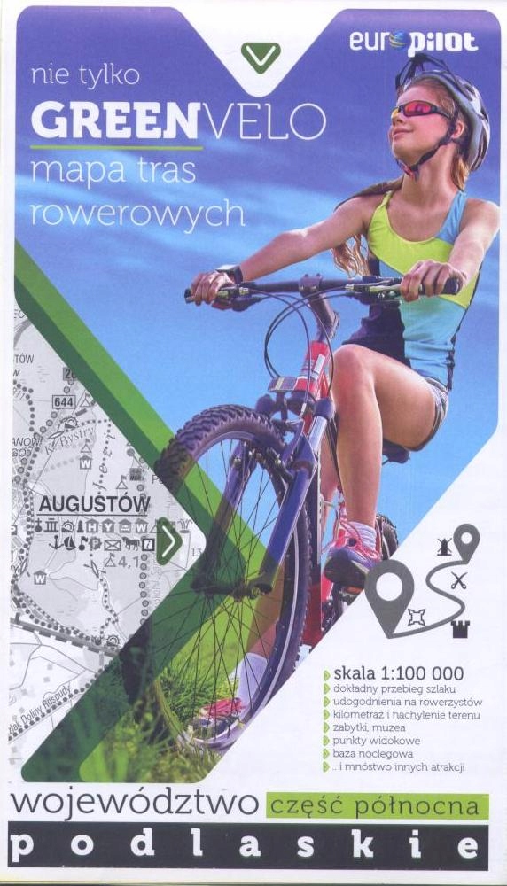Green Velo mapa rowerowa Podlaskie cz. północna - 9048214742 ...