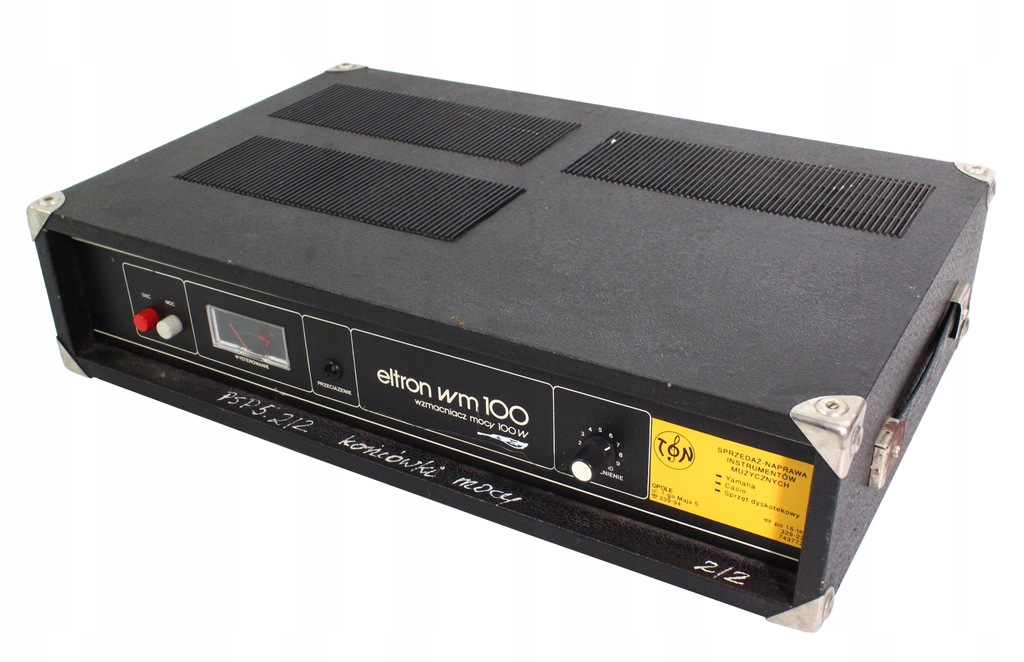 Wzmacniacz Eltron WM 100 - 12100446543 - oficjalne archiwum Allegro
