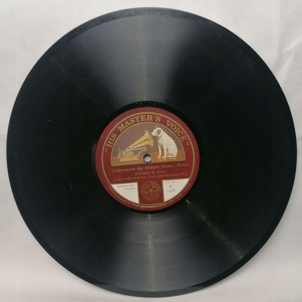 Paul Whiteman Wonderful One/Underneath B1639 HMV - 12568200049 ... Paul Whiteman Wonderful One/Underneath B1639 HMV - 12568200049 ...