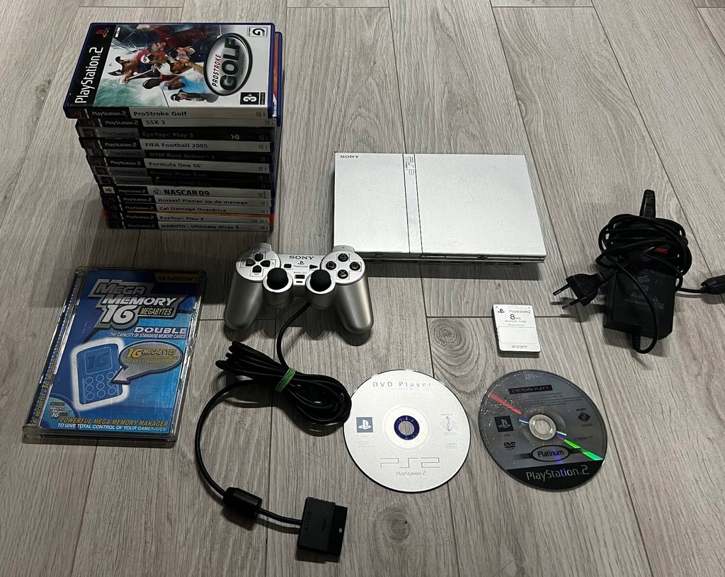 Playstation PS 2 Silver Zestaw Gry - 15315519055 - oficjalne archiwum Allegro