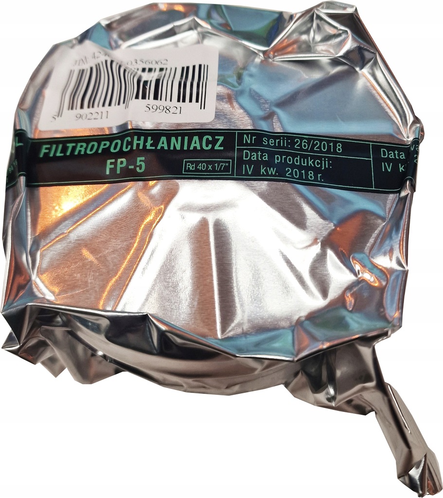 Nowy Filtr FP-5 do maski MP5 RD40 Maskpol do 2028r - 13121795438 ...
