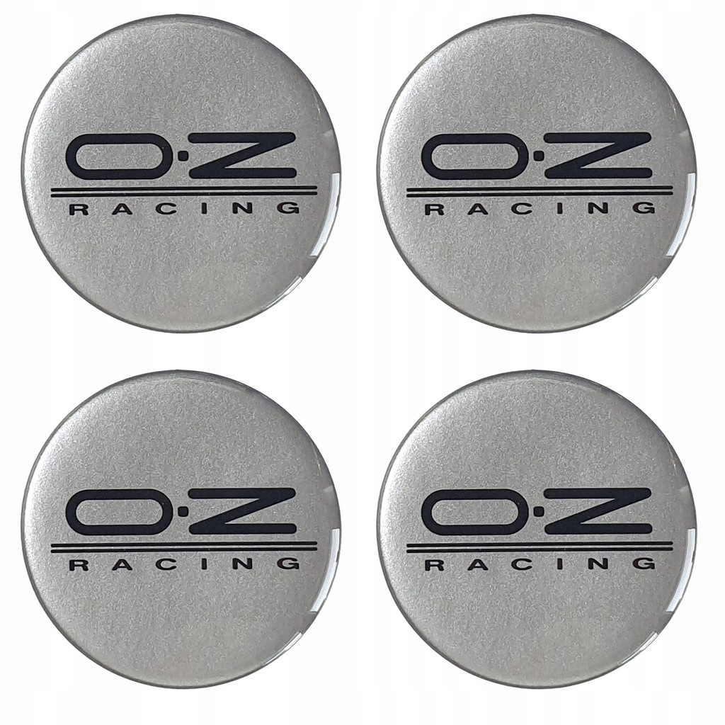 NAKLEJKI NA FELGI KOŁPAKI OZ RACING 64 MM SREBRNE - 13223718339 - oficjalne archiwum Allegro