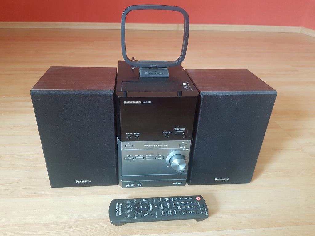 Wieża Panasonic SA-PM24!!! STAN IDEALNY! OKAZJA! - 9640277921 - oficjalne archiwum Allegro