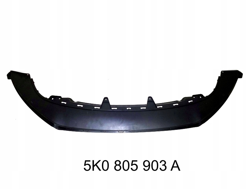 VW Golf 6 spoiler zderzaka przód 5K0805903A - 8582155711 - oficjalne ...