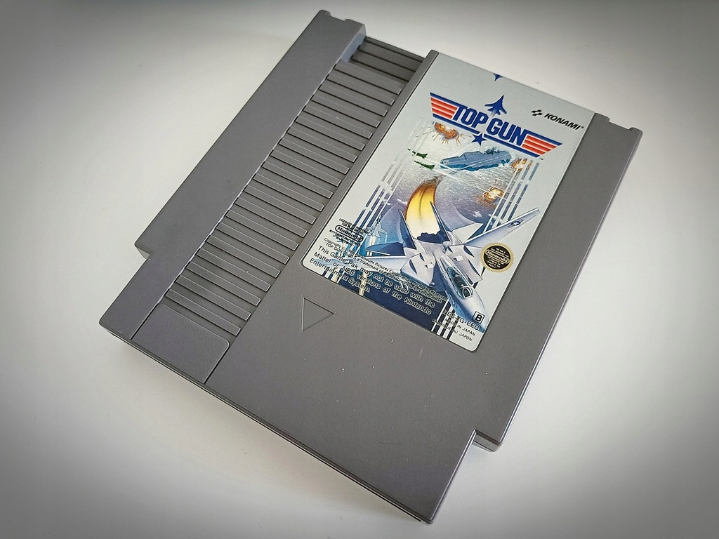 Top Gun NES Konami 1987 r. PAL ANGIELSKA STAN BDB - 13816679723 ...