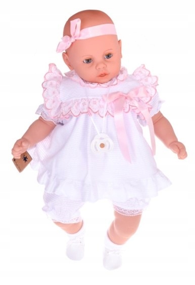 Duża hiszpańska lalka bobas dziewczynka Bobo śmiej - 8658617387 ...
