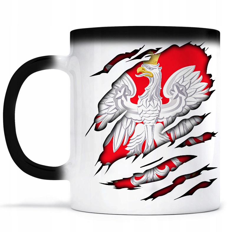 Magiczny Kubek Polska Orzeł Godło Polski - 11807472329 - oficjalne archiwum Allegro