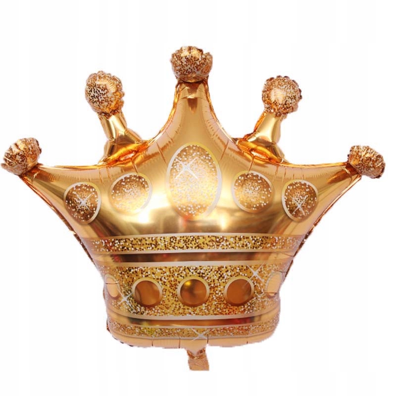 ZESTAW BALONY 18 URODZINY OSIEMNASTKA złote KORONA - 8501951485 - oficjalne archiwum Allegro