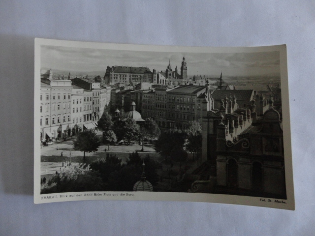 KRAKOW ADOLF HITLER PLATZ RYNEK MUCHA 1722 - 12823173677 - oficjalne ...