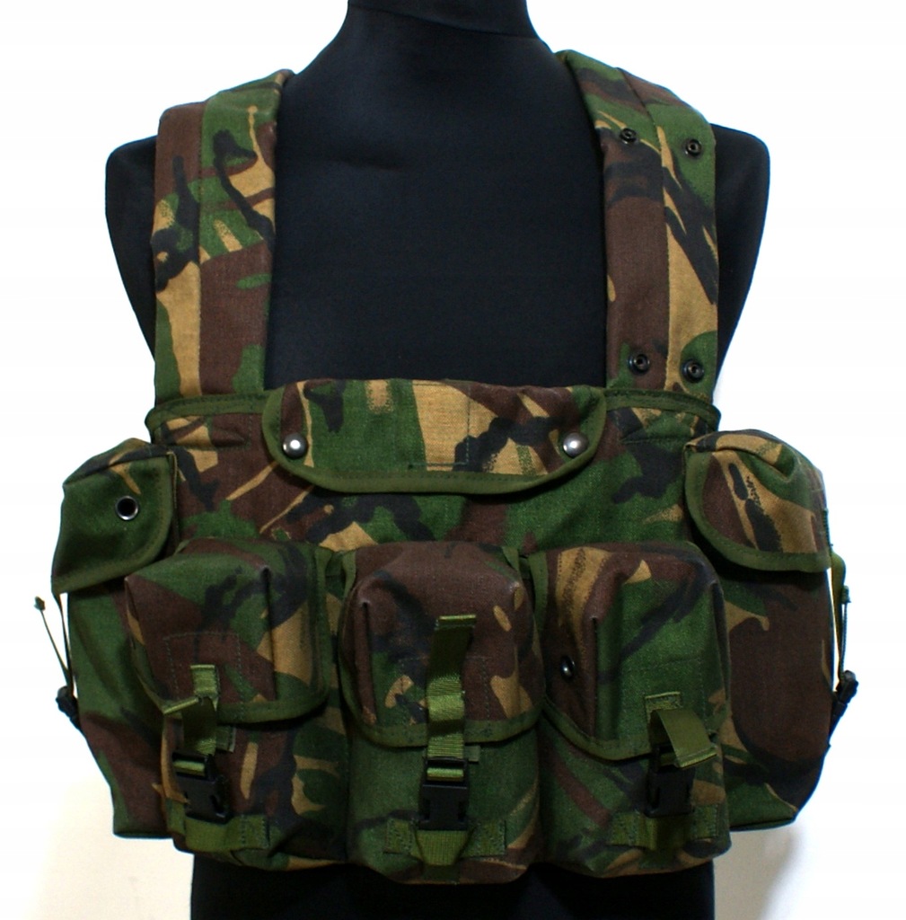 KAMIZELKA BRYTYJSKA WOJSKOWA CHEST RIG DPM NOWA - 10429112424 ...