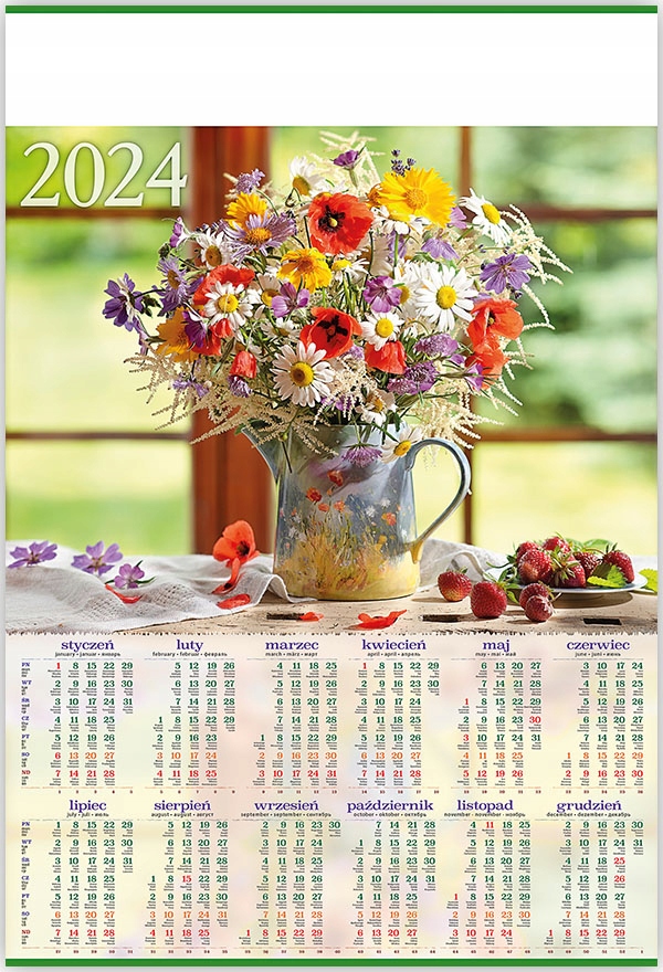 B1 Kalendarz PLAKAT 2024 Bukiet Kwiaty 67x98 PLAKATOWY - 14439477271 ... B1 Kalendarz PLAKAT 2024 Bukiet Kwiaty 67x98 PLAKATOWY - 14439477271 ...