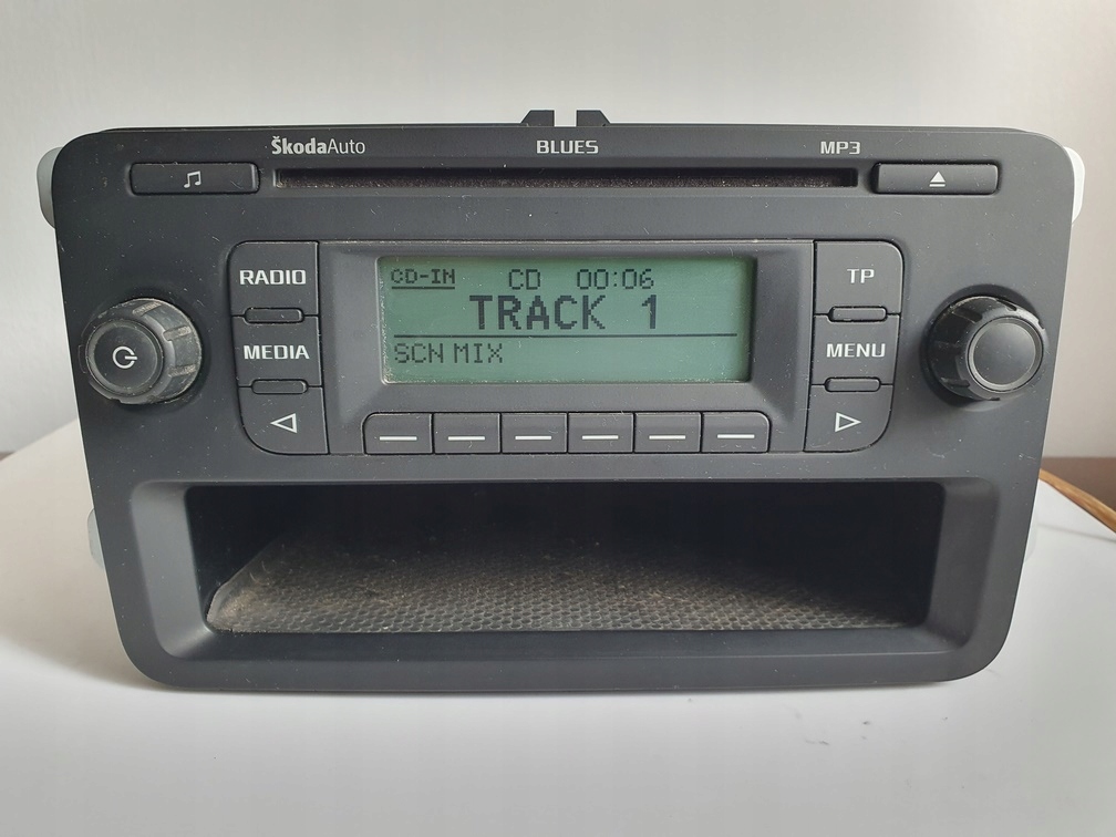 Radio cd mp3 Skoda blues Fabia 2 II Roomster +KOD - 13386924280 ...