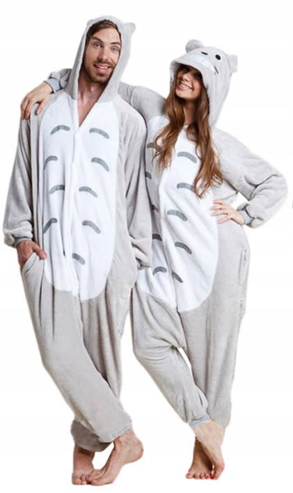 KIGURUMI KIGU ONESIE MYSZ TOTORO Przebranie ROZM M - 7672772490 ...