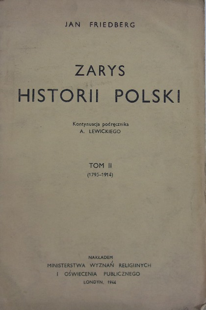 Zarys historii polski Tom II 1944 r. - 15333983916 - oficjalne archiwum ...