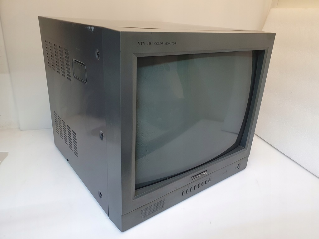 RETRO MONITOR CCTV CRT VTVISION VTV-21C - 12957446664 - oficjalne ...