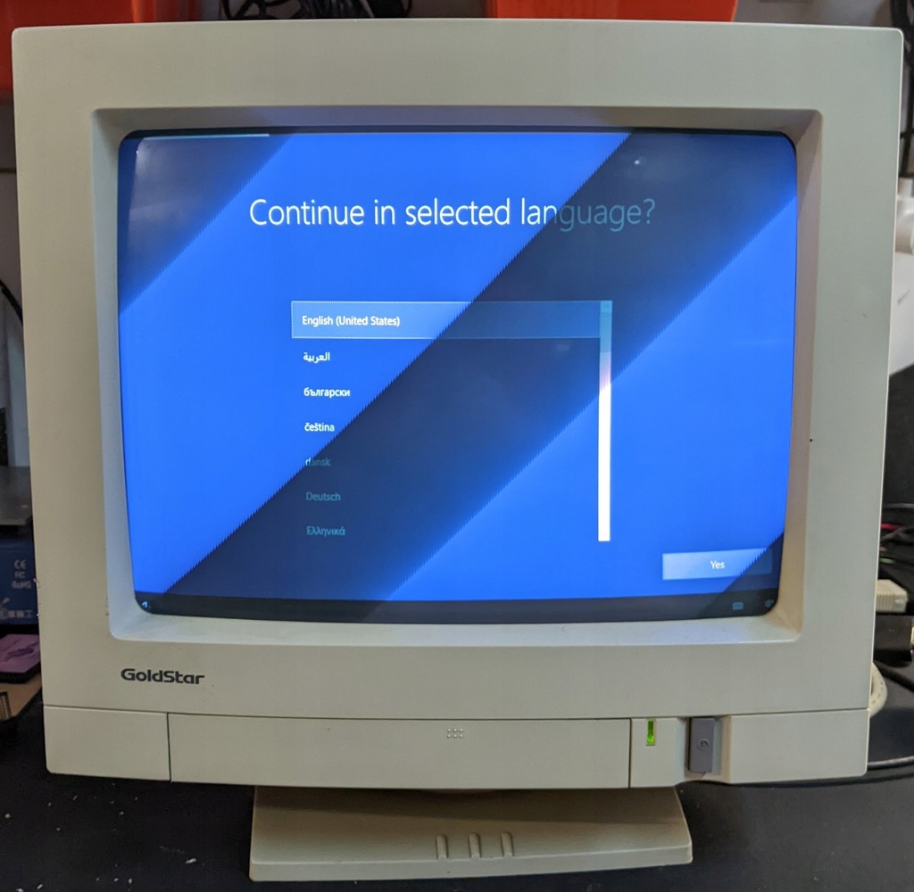 RETRO Monitor CRT Goldstar 1468 13" - 13502733240 - oficjalne archiwum ...