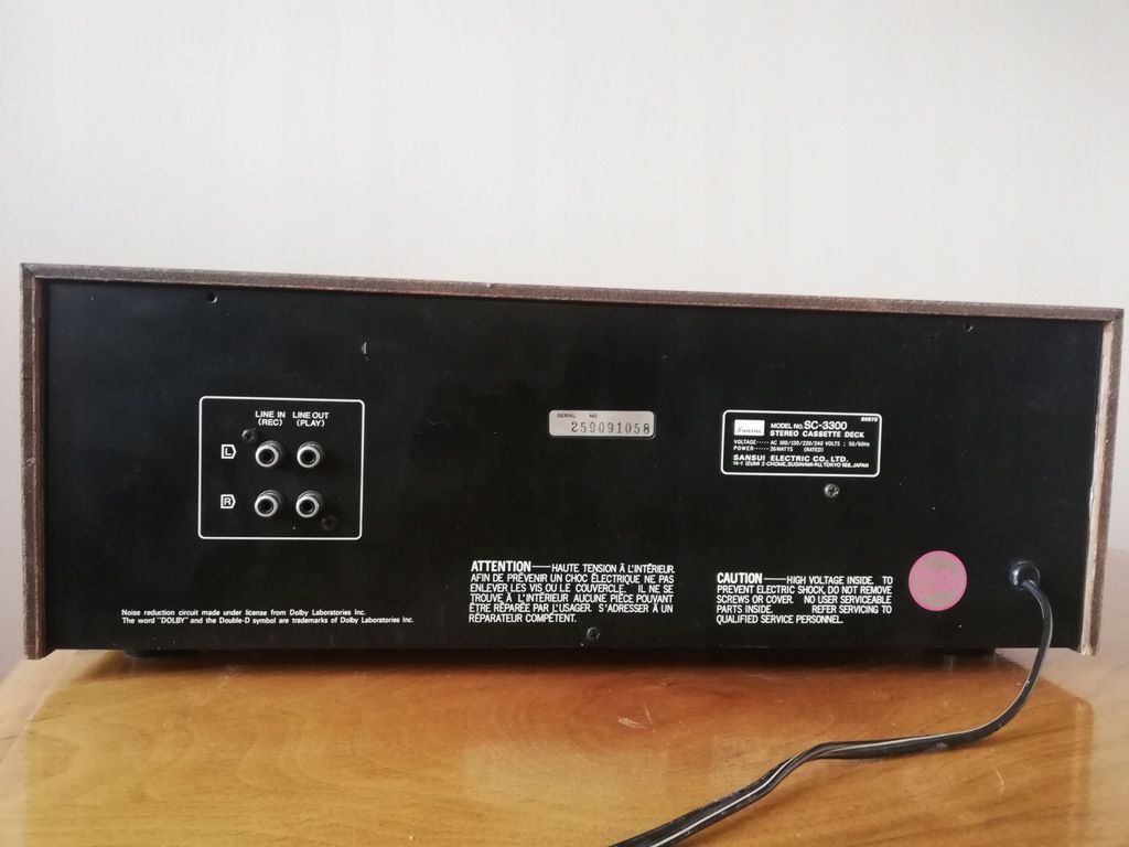 SANSUI SC 3300 deck - 9994328510 - oficjalne archiwum Allegro