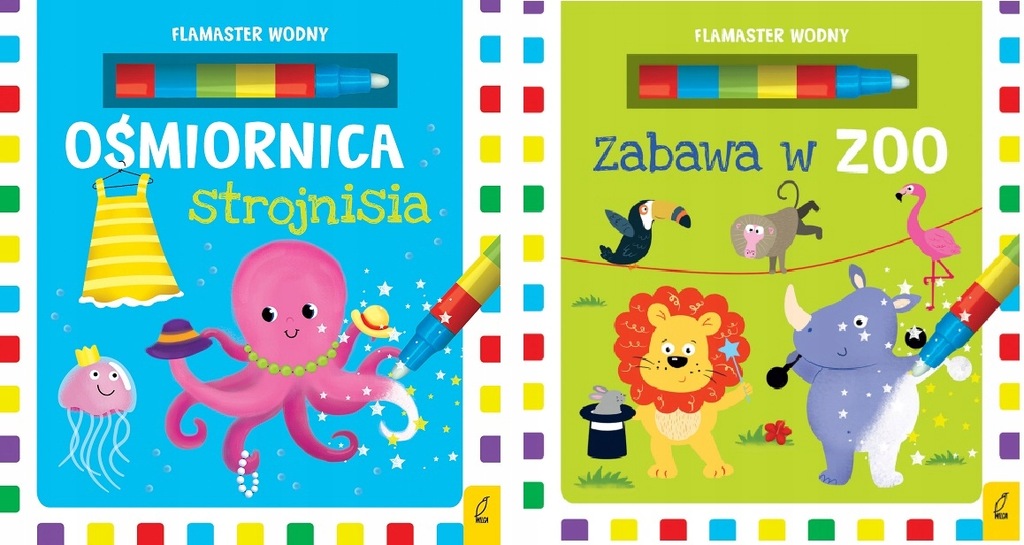 Flamaster wodny Pakiet 2 książki Kolorowanka - 9335261119 - oficjalne ...
