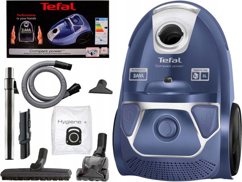 ODKURZACZ WORKOWY TEFAL COMPACT POWER 750W - 12772727351 - oficjalne ...