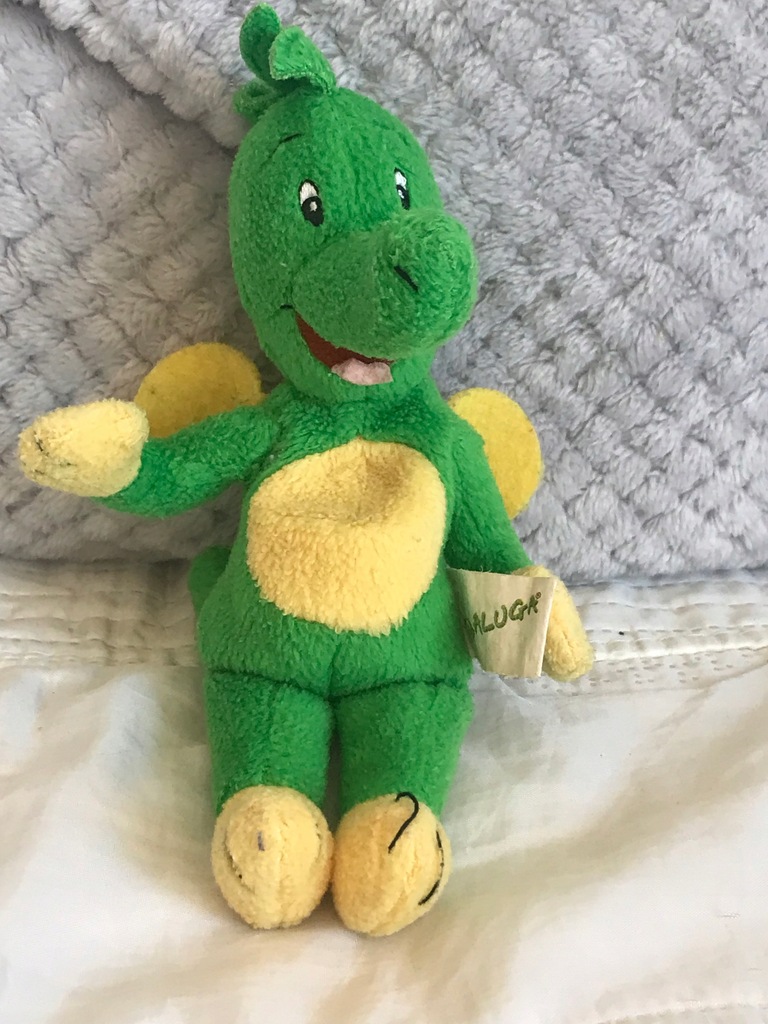 Zielony Smok Tabaluga maskotka z bajki 18cm - 12711671441 - oficjalne ...