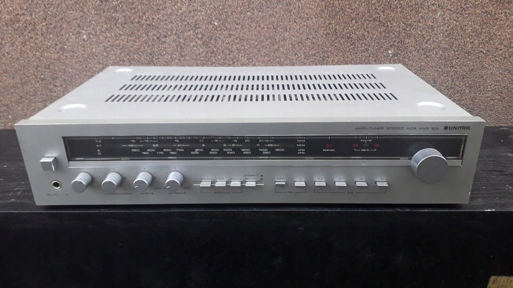 Amplituner Unitra AWS 103 AIDA 2.0 srebrny - 12998266132 - oficjalne ...