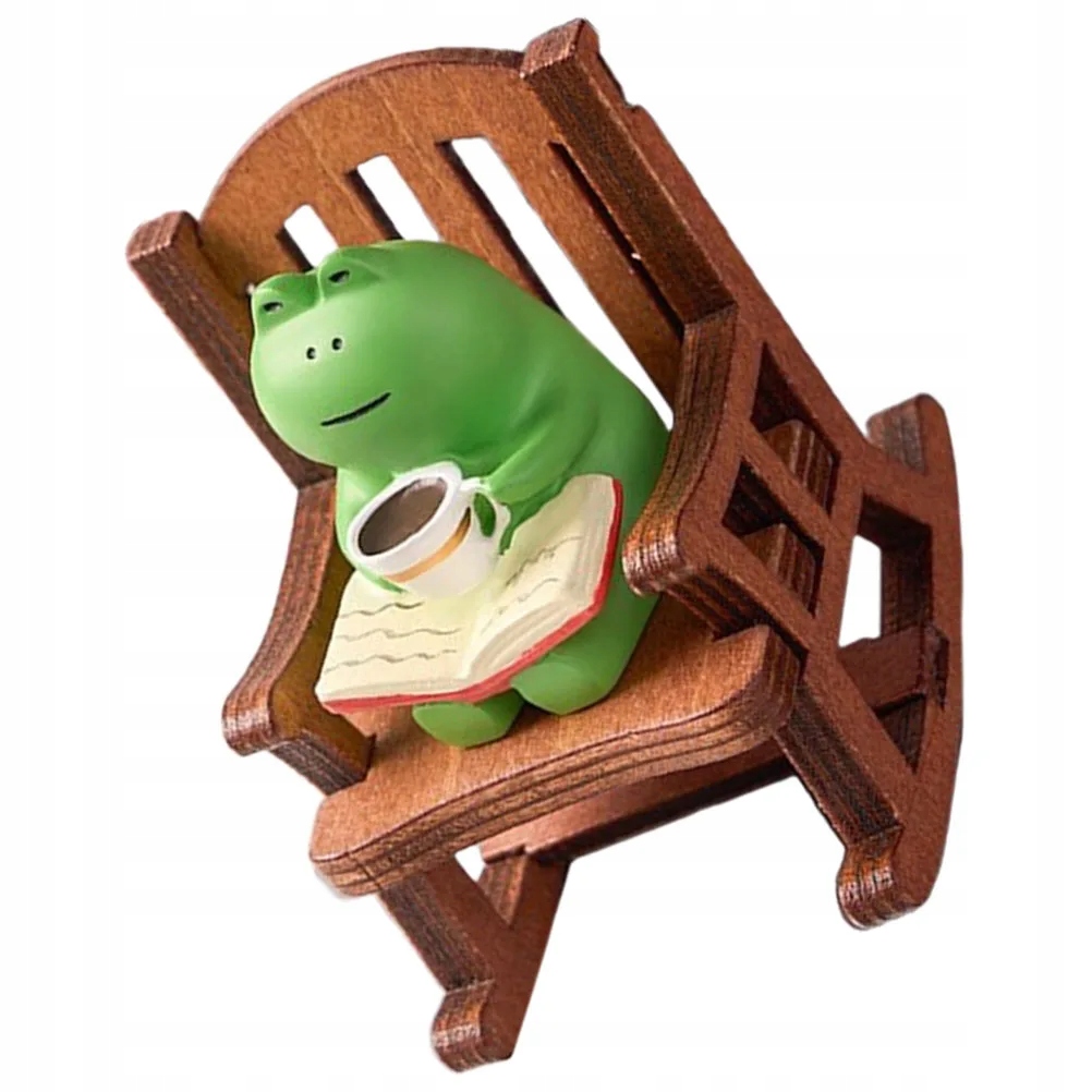 Resin Frog Rocking Chair Frogs Decor Coffee - 13789430735 - oficjalne ...