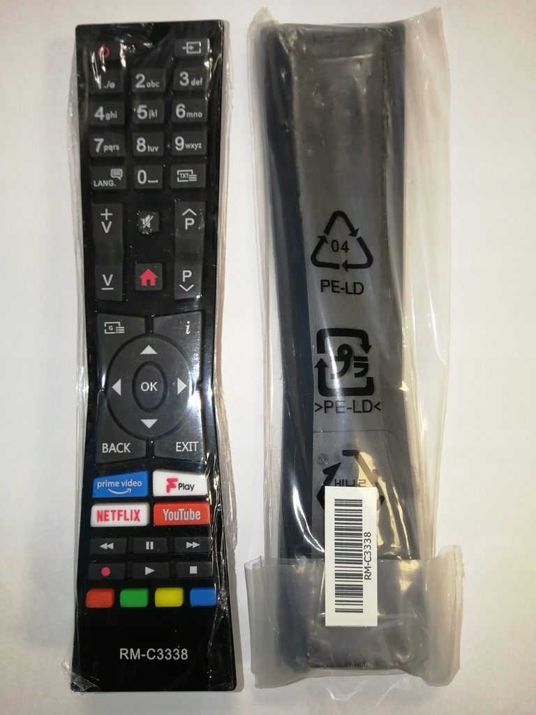 PILOT SMART TV LED JVC RM-C3338 RMC3338 ORYGINAŁ - 9938161057 - oficjalne archiwum Allegro