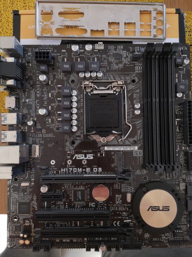 Płyta główna Asus H170M-E D3 intel 6 i 7generacja - 12025904129 ...