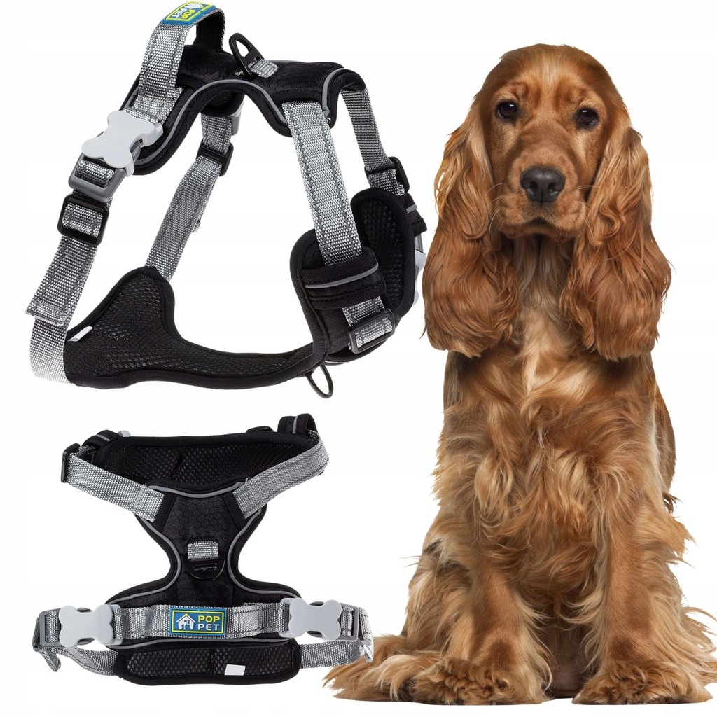 SZELKI dla psa bezuciskowe z rączką typu GUARD M C - 14251282625 - oficjalne archiwum Allegro