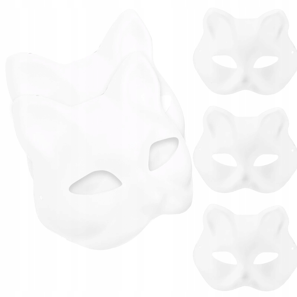 Paintable Mask Toilet Paper Cat Fox 5 Pcs - 14219458893 - oficjalne ...