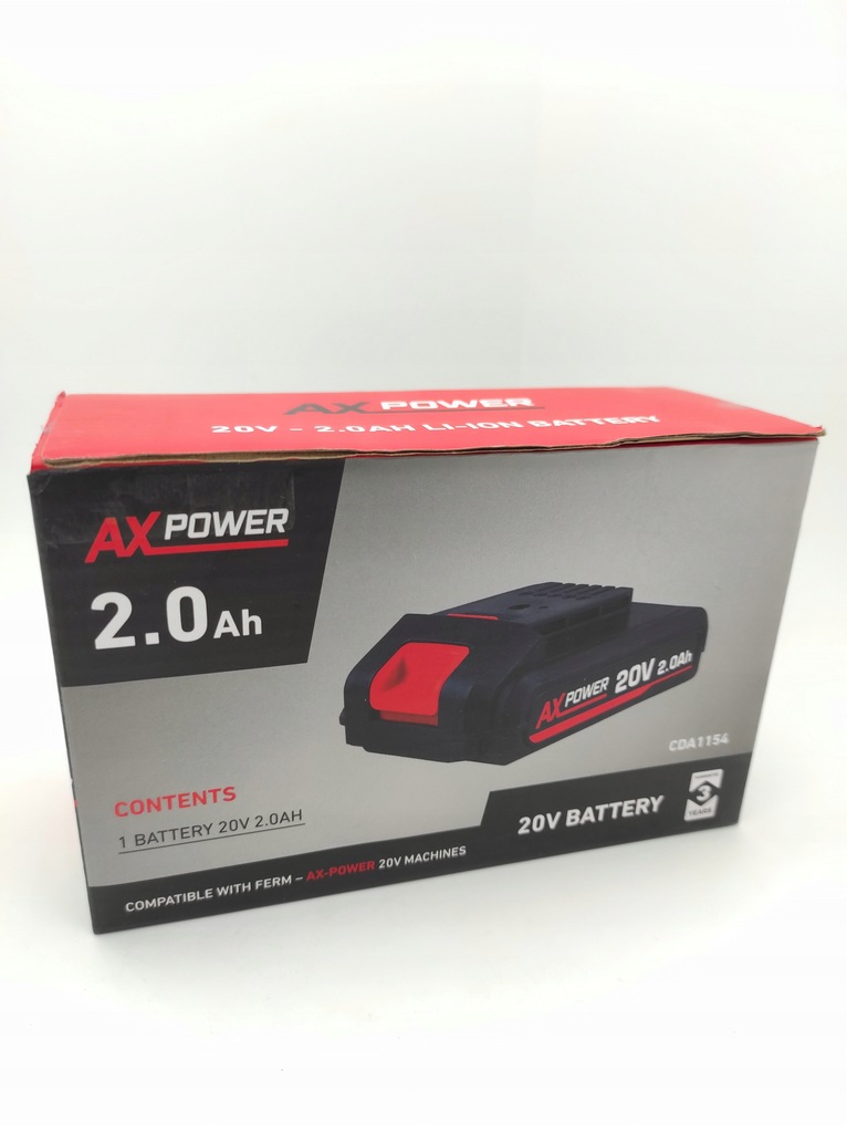Akumulator AX POWER 20 V 2 Ah - 12314798996 - oficjalne archiwum Allegro